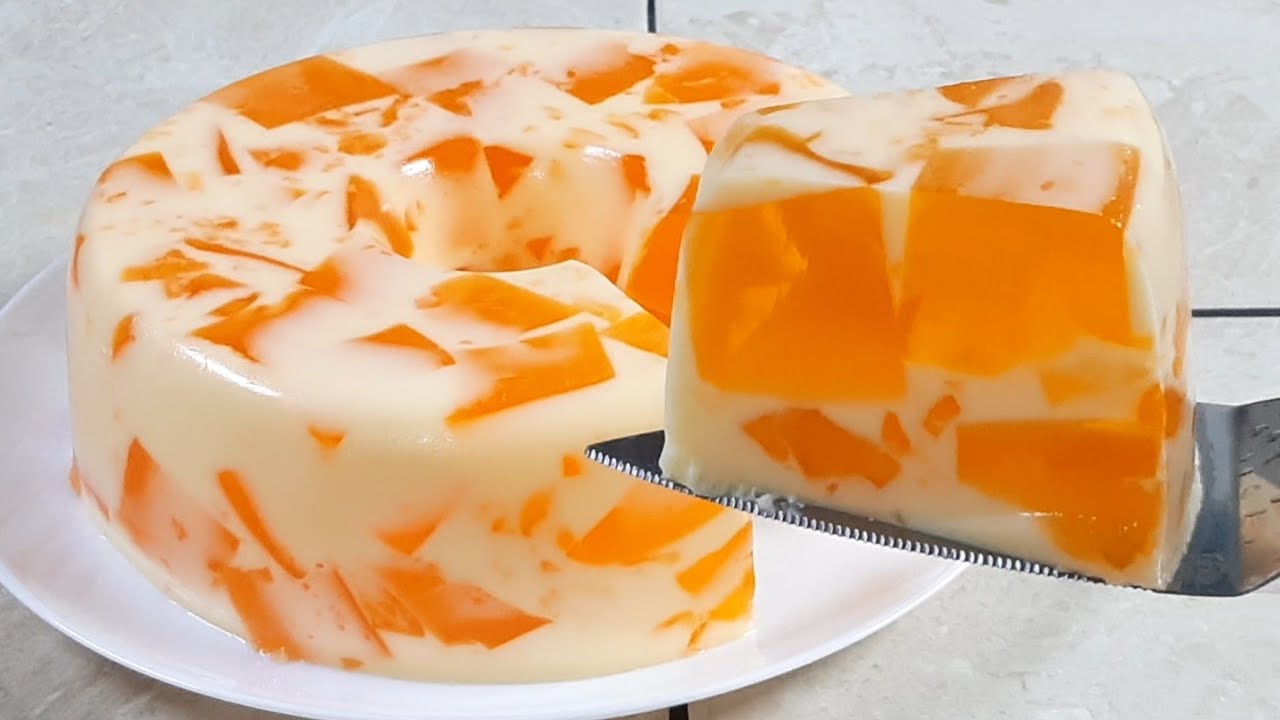 Prepara una deliciosa gelatina con leche condensada y evaporada en ...