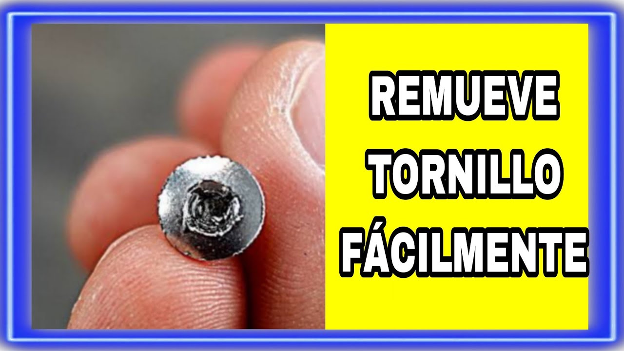 ¡Quita un tornillo barrido sin esfuerzo! Descubre útiles consejos y ... ¡Quita un tornillo barrido sin esfuerzo! Descubre útiles consejos y ...